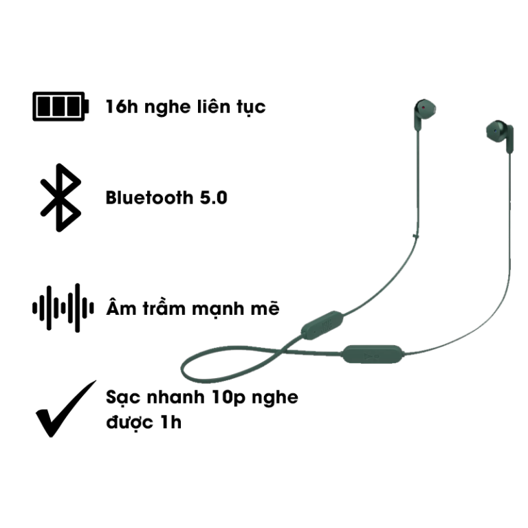 Tai Nghe Không Dây JBL Wave 200 TWS - Tai nghe chính hãng