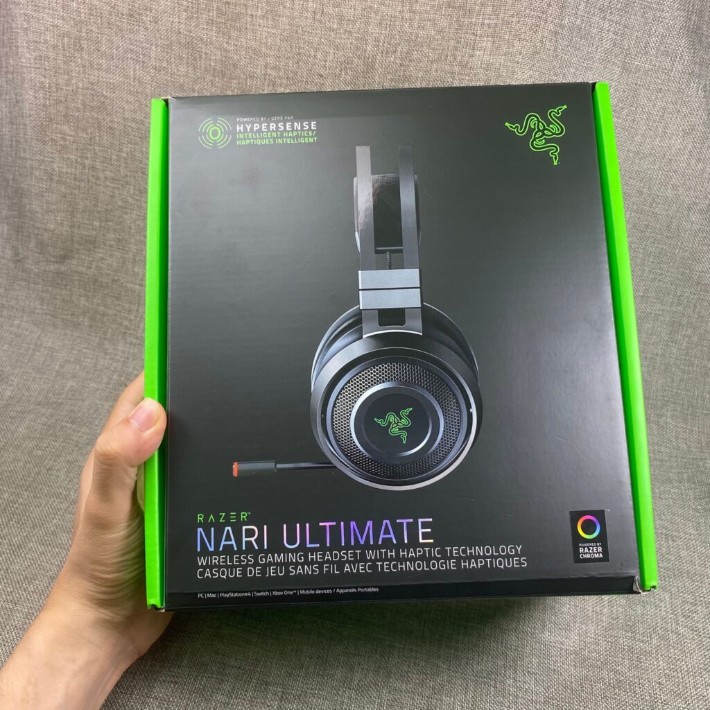 Tai nghe Razer Nari Ultimate Gaming Wireless: Dành cho game thủ